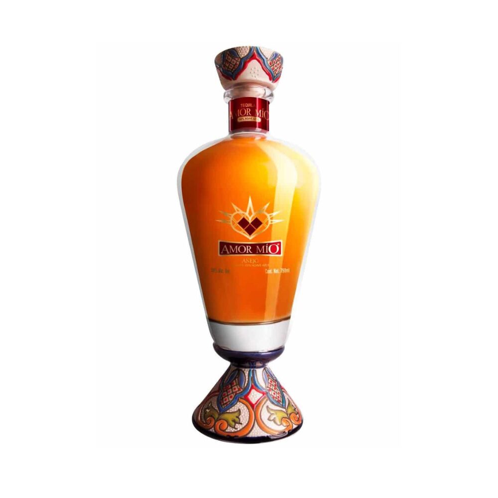 Tequila AMOR MIO Anejo 700ml 40% | Spanos Luxury Collection